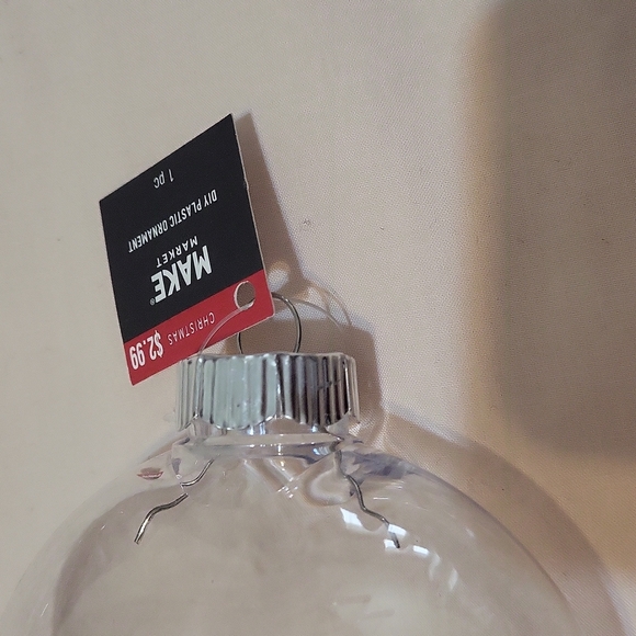 Make Market | Holiday | 2 Diy Clear Plastic Discshaped Ornaments | Poshmark